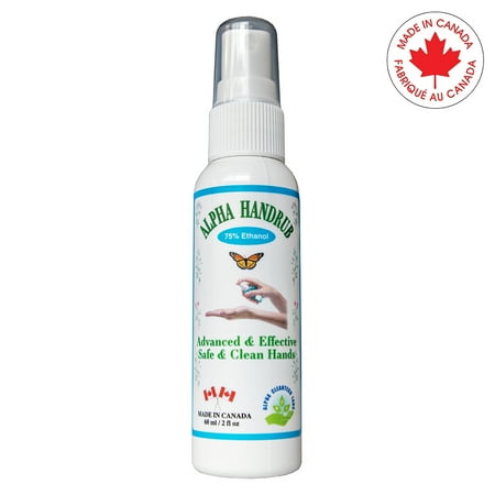 Alpha Hand Rub Mist Spray Liquid Sanitizers 75% Ethanol 60ml 48/Pack ...