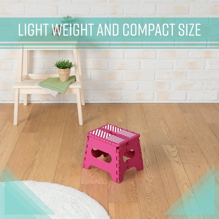 Simplify 9 Stripe Top Folding Step Stool Clearance | fabricadascasas.com Simplify 9 Stripe Top Folding Step Stool Clearance | fabricadascasas.com