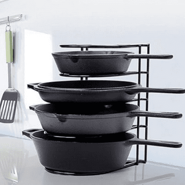 "Cuisinel 5-Tier Pan Organizer Rack, Space-Saving Kitchen Storage for ...