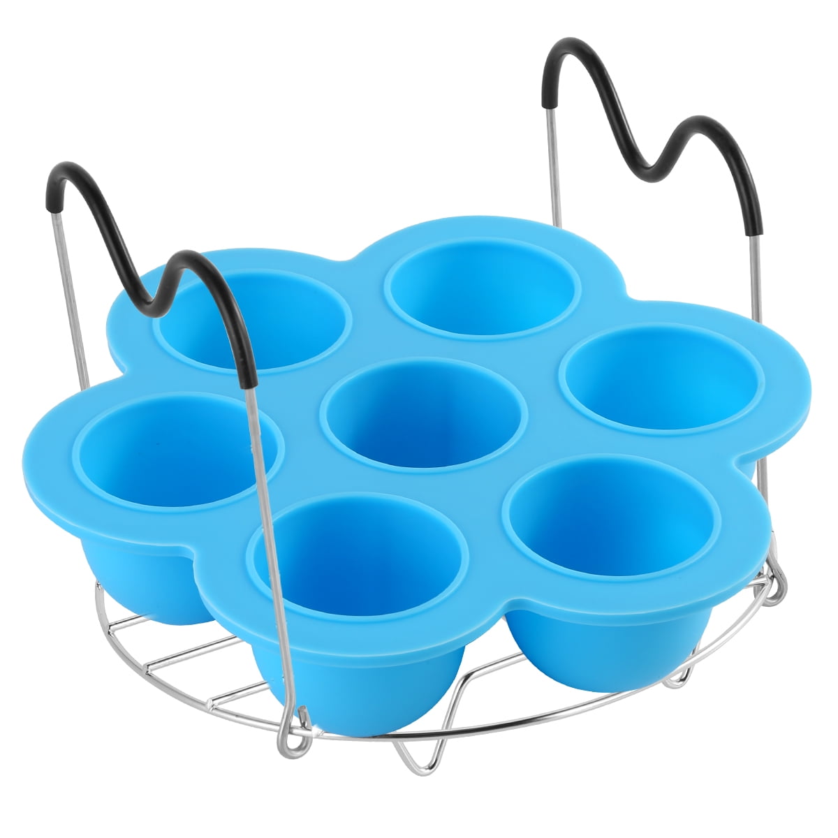 Steamer Rack with Heat Resistant Silicone Handles Steaming Rack Trivet ...