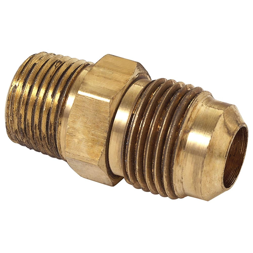 Thrifco Plumbing 9448025 48 3/4 Inch x 1/2 Inch Brass Flare MIP Adapter ...