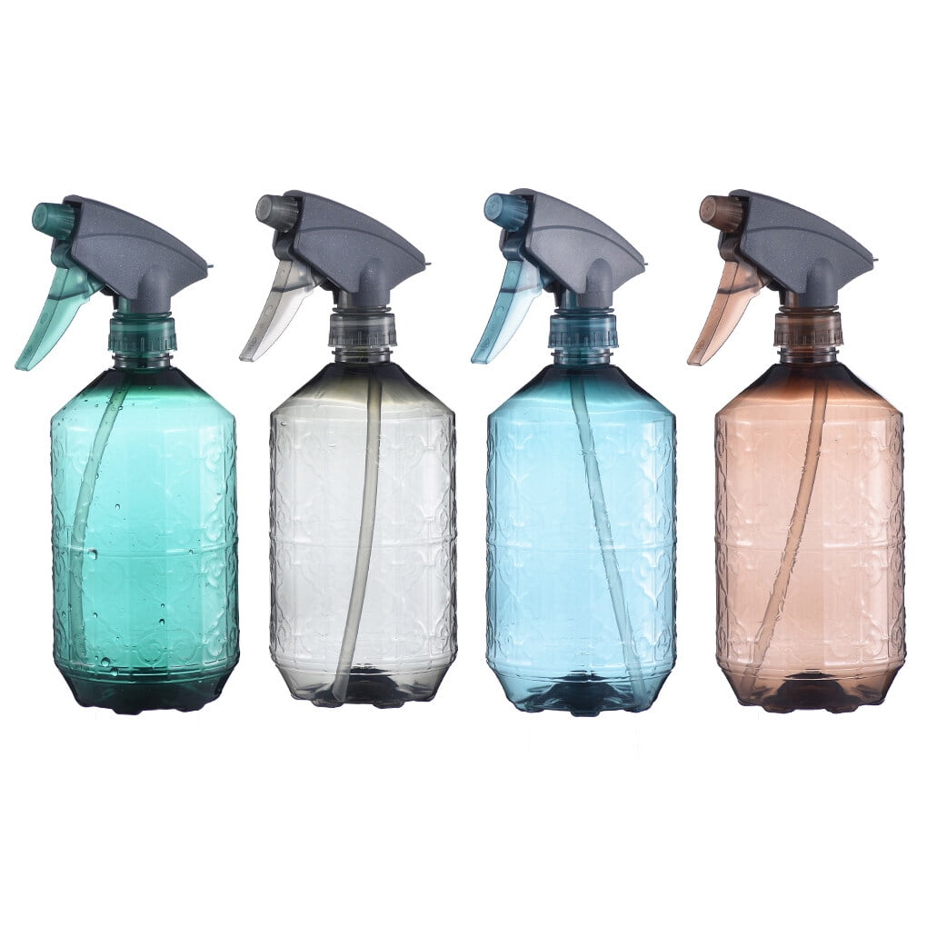 Spray Bottle Transparent Plastic 800ml Mist Sprayer Adjustable Nozzle ...