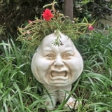 Homestyles Antique White Crying Brother the Muggly Face Humorous Statue ...