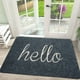 Door Mat, Welcome Hello Mat Front Floor Doormat Entry Rug for Outdoor ...
