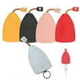 Functional Key Holder Sleeve with Creative Pull Out Design Leather ...