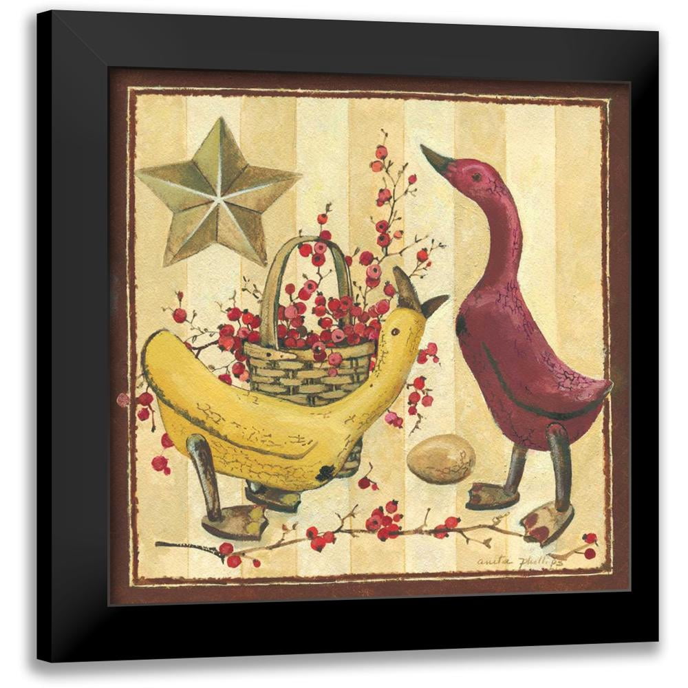 Phillips, Anita 15x15 Black Modern Framed Museum Art Print Titled ...