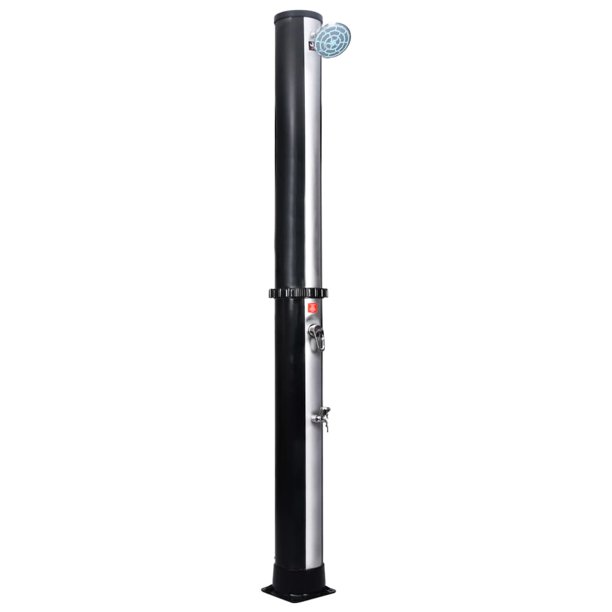 vidaXL Outdoor Solar Shower Swimming Pool Shower with Faucet Shower ...