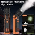 Agiufgs Flashlight 1000 Lumens Rechargeable, 180° Rotating Head ...