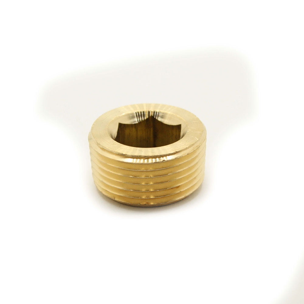 Thrifco 5318119 3/4 Brass Countersunk Plug - Walmart.com