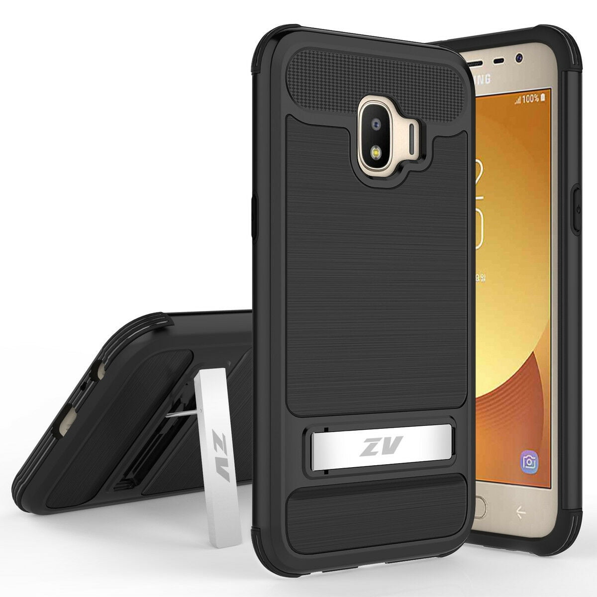 Kaleidio Case For Samsung Galaxy J2 Core J260, J2 Pure, J2 (2019) [Tech Armor] 2-Piece Brushed ...