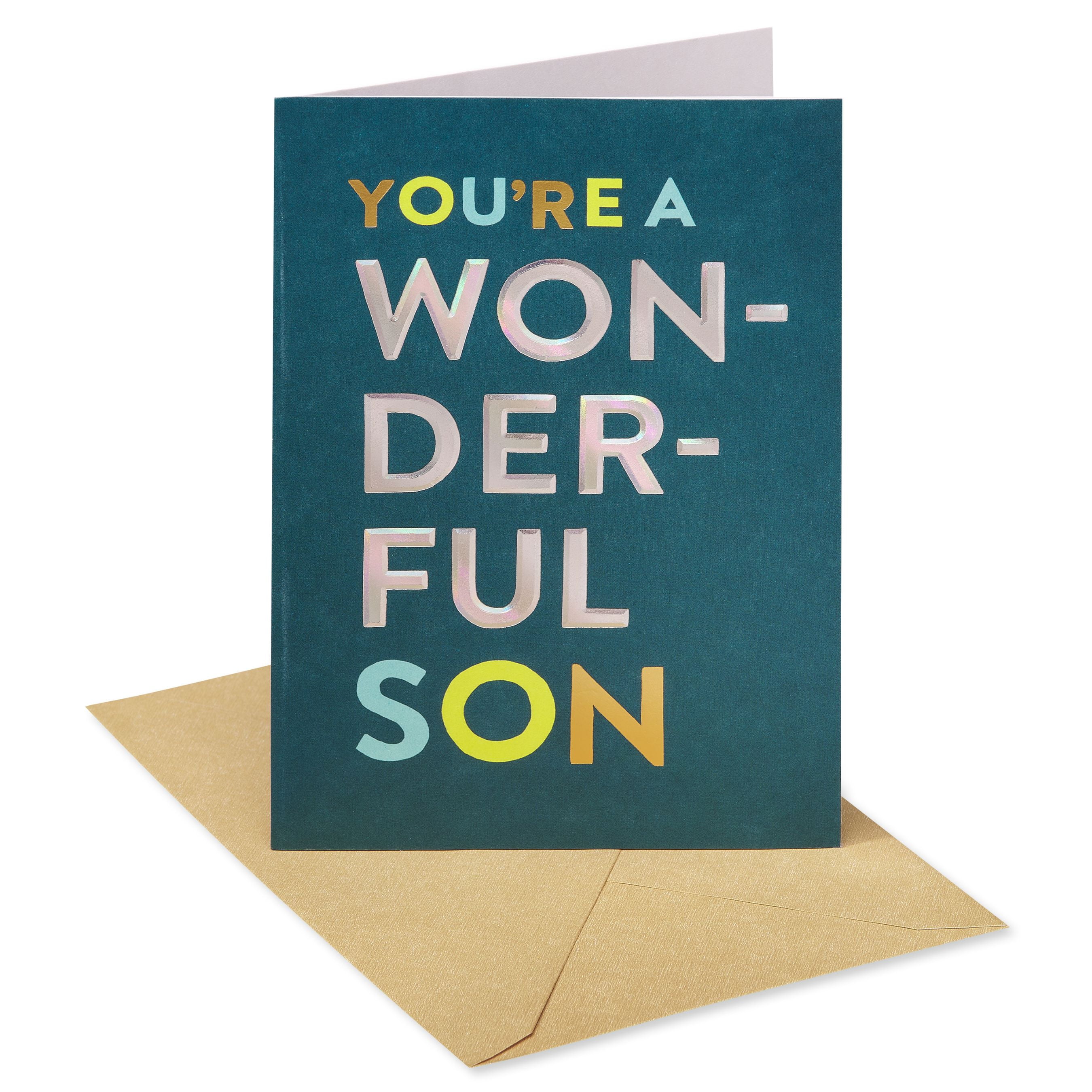 American Greetings Birthday Card For Son Wonderful Walmart american-greetings-birthday-card-for-son-wonderful-walmart