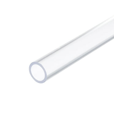PVC Rigid Round Pipe 16mm ID 20mm OD 20cm/8" Length White High Impact ...