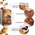 Bathroom Shower Curtain Cartoon Farm Dog Pumpkin Waterproof Shower ...