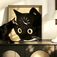 AuroraX Creative Cat Wall Clock Funny Hanging Clock Decor Silent ...