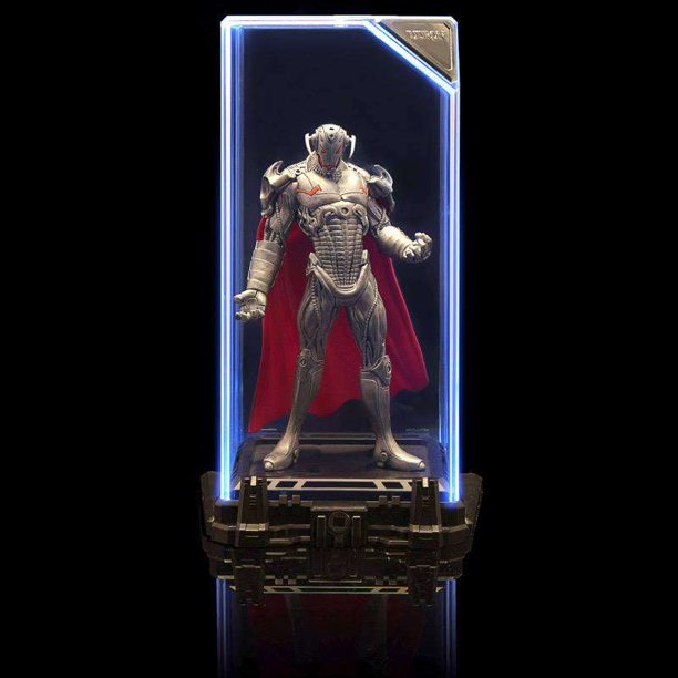 Marvel Super Hero Illuminate Gallery Ultron Statue & Display Case ...