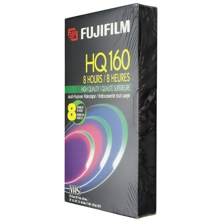 Fujifilm HQ160 Standard Grade VHS Video Tape (Up to 8 Hours) | Walmart ...