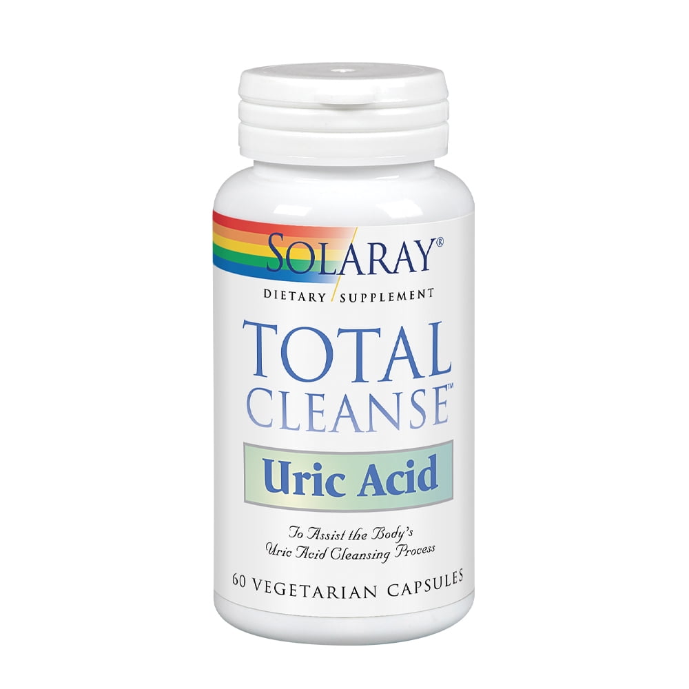 Solaray Total Cleanse Uric Acid | Tart Cherry, Bromelain, Quercetin and ...