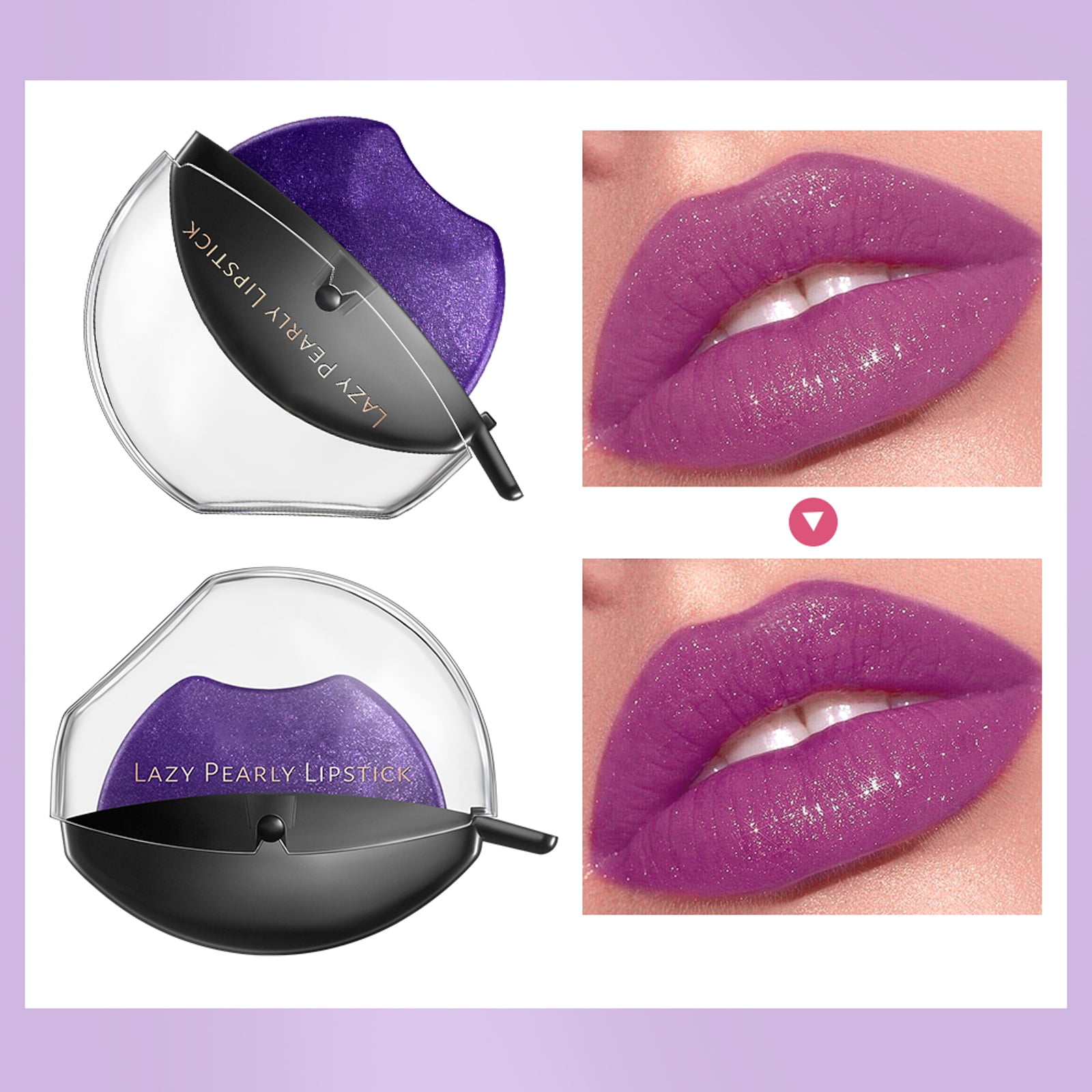 Lazy Lipstick, Pearl Lipstick Magic Color Changing Lipstick, Color ...