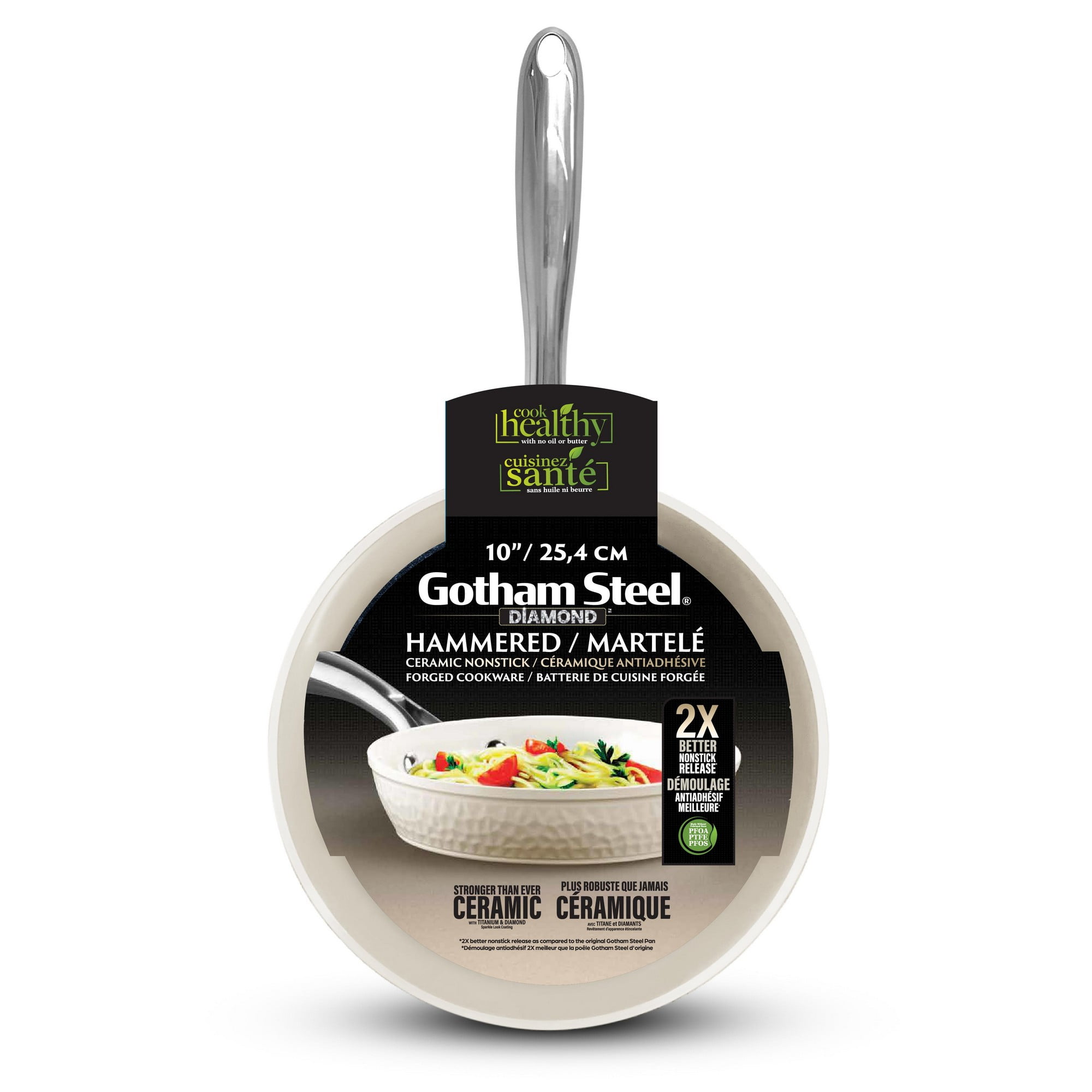 Click here for Gotham Steel 10 Hammered Ceramic Nonstick Fry Pan... prices