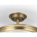 Archie Collection Two-Light 11-3/8" Semi-Flush Convertible - Walmart.com