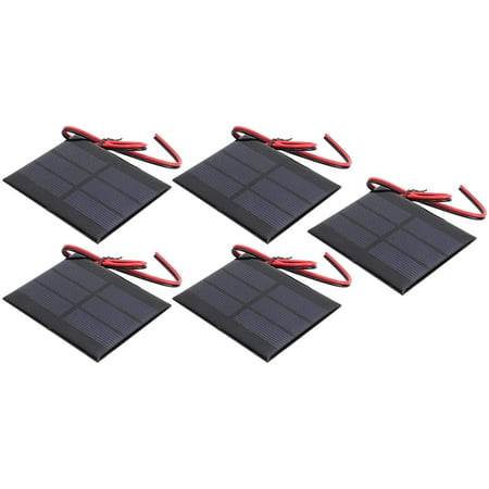 Dyfrio 5Pcs Mini Solar Panel,0.65W 1.5V Solar Panel Solar Board,60 x 80 ...