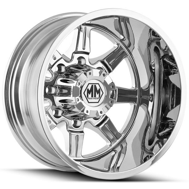 Mayhem 8101 Monstir Dually Rear 22x8.25 8x200 -160mm Chrome Wheel Rim ...