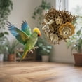 Wooden Parrot Chew Toys for Birds with Enrichment and Indoor Outdoor ...