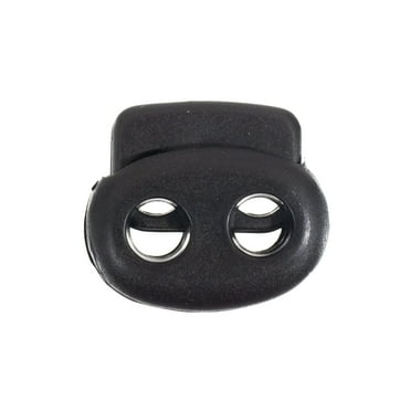 Craft County 10 Piece Plastic 5mm Dual Hole Cord Locks - Many Colors ...