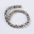 1 Strand Natural Dalmation Jasper Beads Strands Round 6mm Hole: 1mm ...