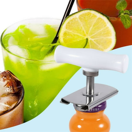 WALFRONT 1Pc Stainless Steel Glass Bottle Cap Opener Anti-skid Labor ...