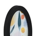 DesignOvation 4x6 Oval Black Decorative Tabletop Picture Frame ...