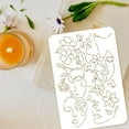 1pc Large Plastic Reusable Drawing Painting Stencils Templates for ...