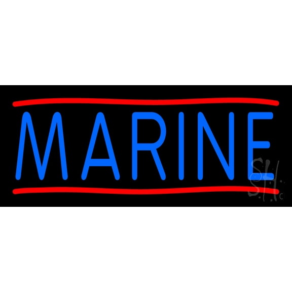 UPS LED Neon Sign 6 x 15 - inches, Black Square Cut Acrylic Backing ...