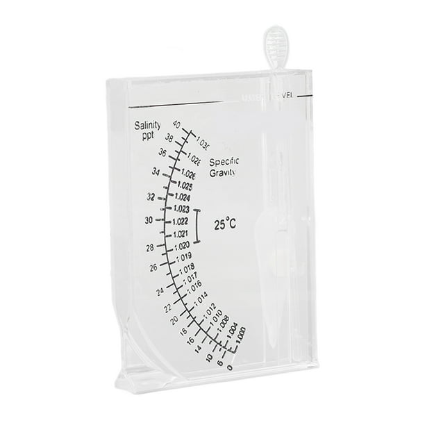 Fish Salinity Measuring Device Square Saltwater Hydrometer Salt Water ...