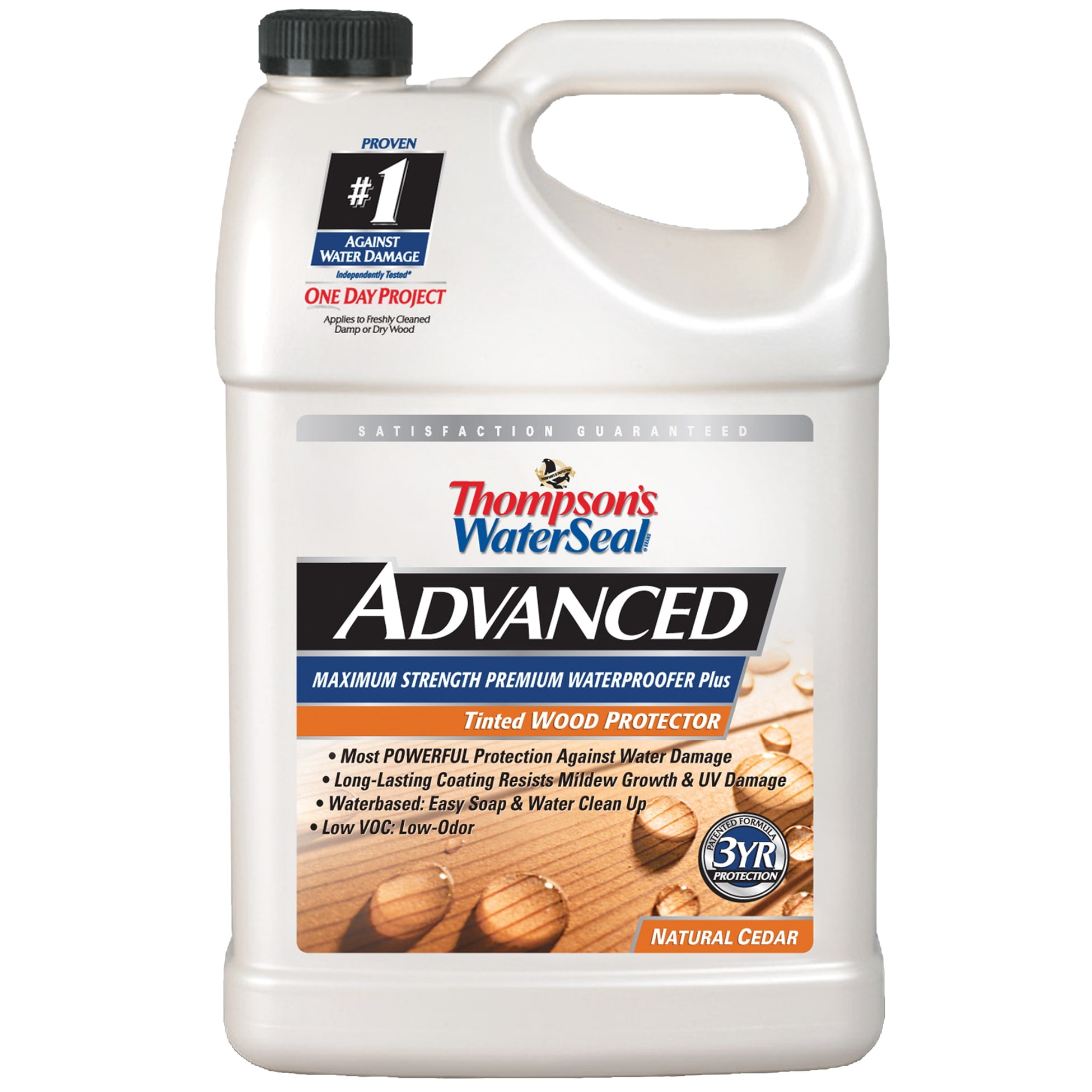 Thompsons Waterseal A21761 Natural Cedar Tinted Wood Protector Low VOC ...
