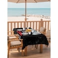 Eat Sleep Game Repeat Rectangle Outdoor Tablecloth with Umbrella Hole ...
