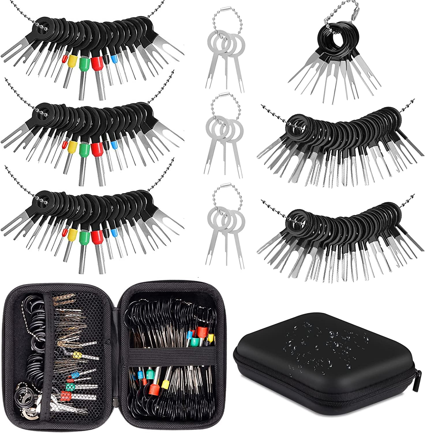 Terminal Extractor Removal Tool Kit, 109 Pcs Terminal Ejector Kit for ...