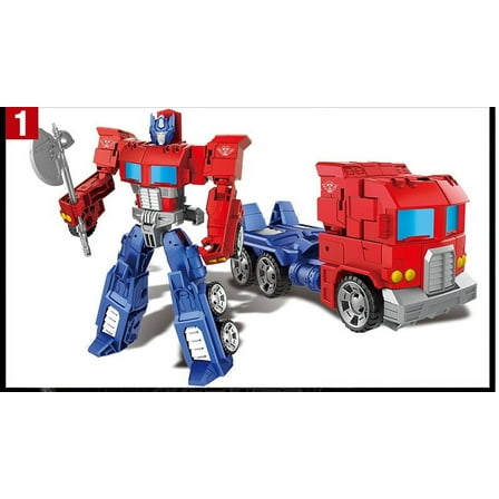 Self-Transforming Oversize Optimus Prime Robot | Transformers Collector ...
