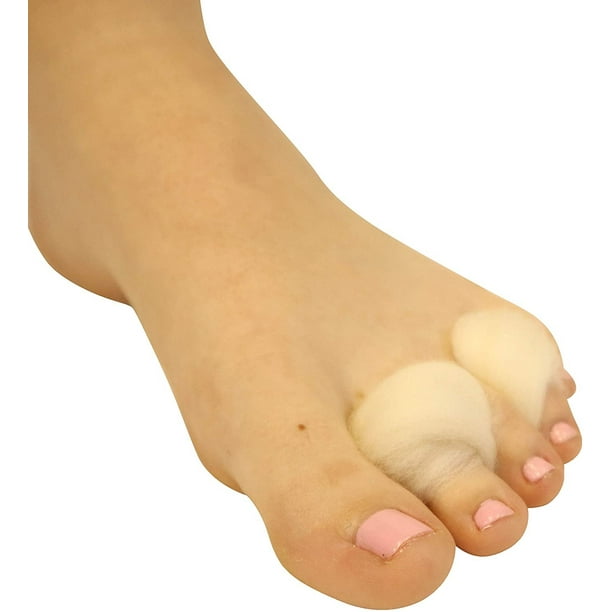 Lambs Wool for Feet Super Soft Cushioning and Toe Seperator - 3/8 oz ...