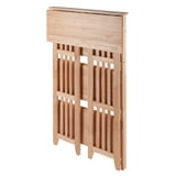 Winsome Wood Mission Foldable 3-Section Shelf, Natural Finish, Open ...