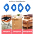 4Pcs Woodworking Round Corner Radius Template Set - R20/R25/R30/R40 ...