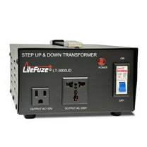LiteFuze LT-3000UD 3000 Watt Heavy Duty Voltage Converter Transformer ...
