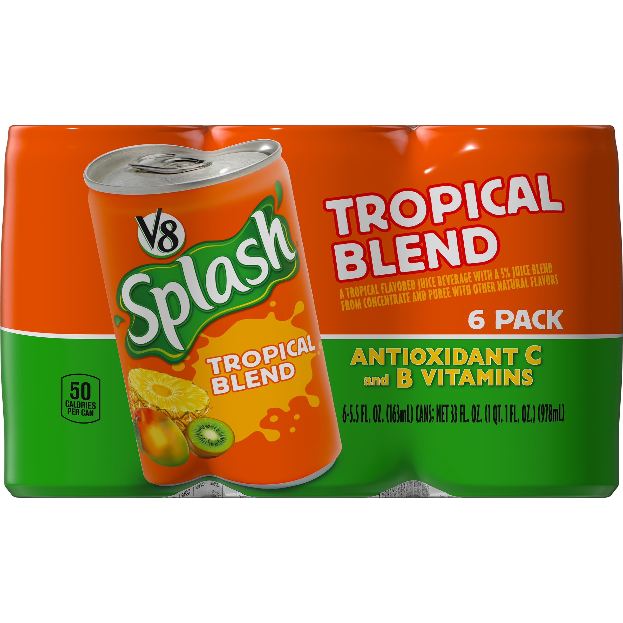 V8 Tropical Splash Nutrition Facts | Besto Blog