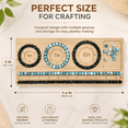 Bamboo Bead Board for Jewelry Making - Beading Tray for Bracelet and ...