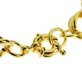 Men's 14k Gold Plated Rope Chain Necklace 30" Inches x 12mm Wide Hip ...