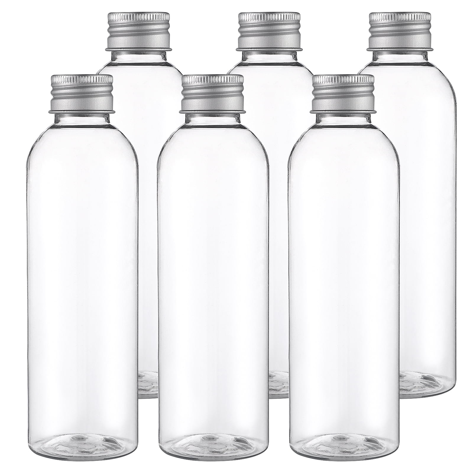 6pcs 200ml Botellas de plástico transparente Recargables contenedores ...
