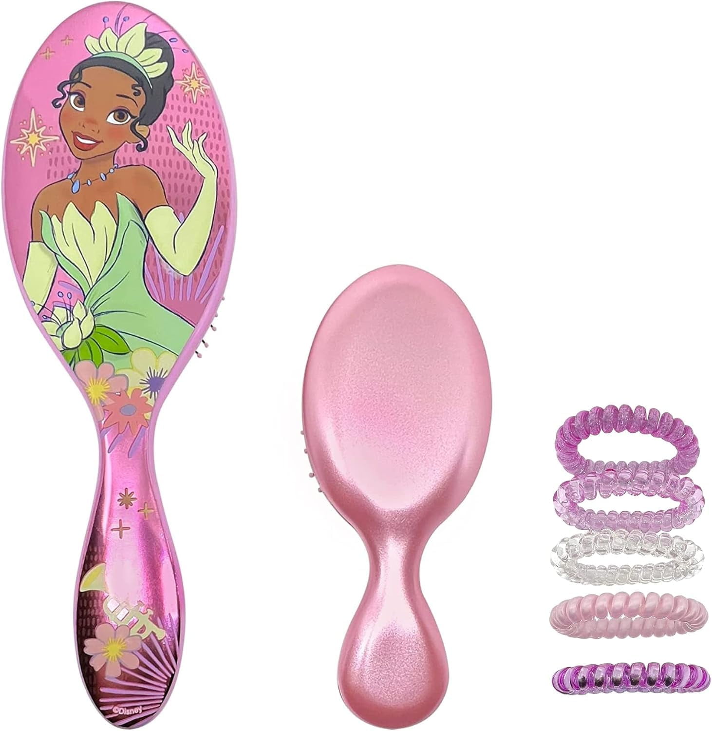 Wet Brush Princess Tiana Original Detangler Big & Small 5 Ouchless ...