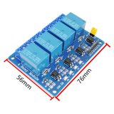 GLFILL 4-way Channel Relay Module with Optocoupler, In Stock, 5V,12V ...
