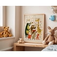Affixzi Animal Band Nursery Wall Art, Cute Music Print, Whimsical ...