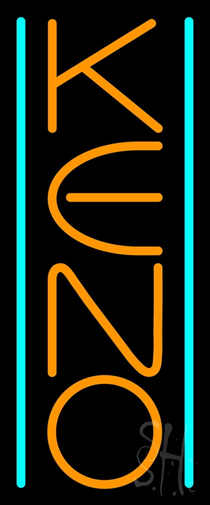 Keno 2 LED Neon Sign 10 x 24 - inches, Black Square Cut Acrylic Backing ...